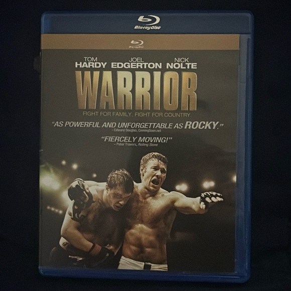 Media | Warrior Blue Ray Dvd With Tom Hardy | Poshmark
